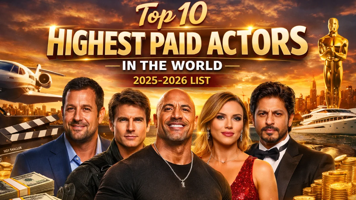 Top 10 Highest Paid Actors in the World 2025-2026 List - Solitrd Blog